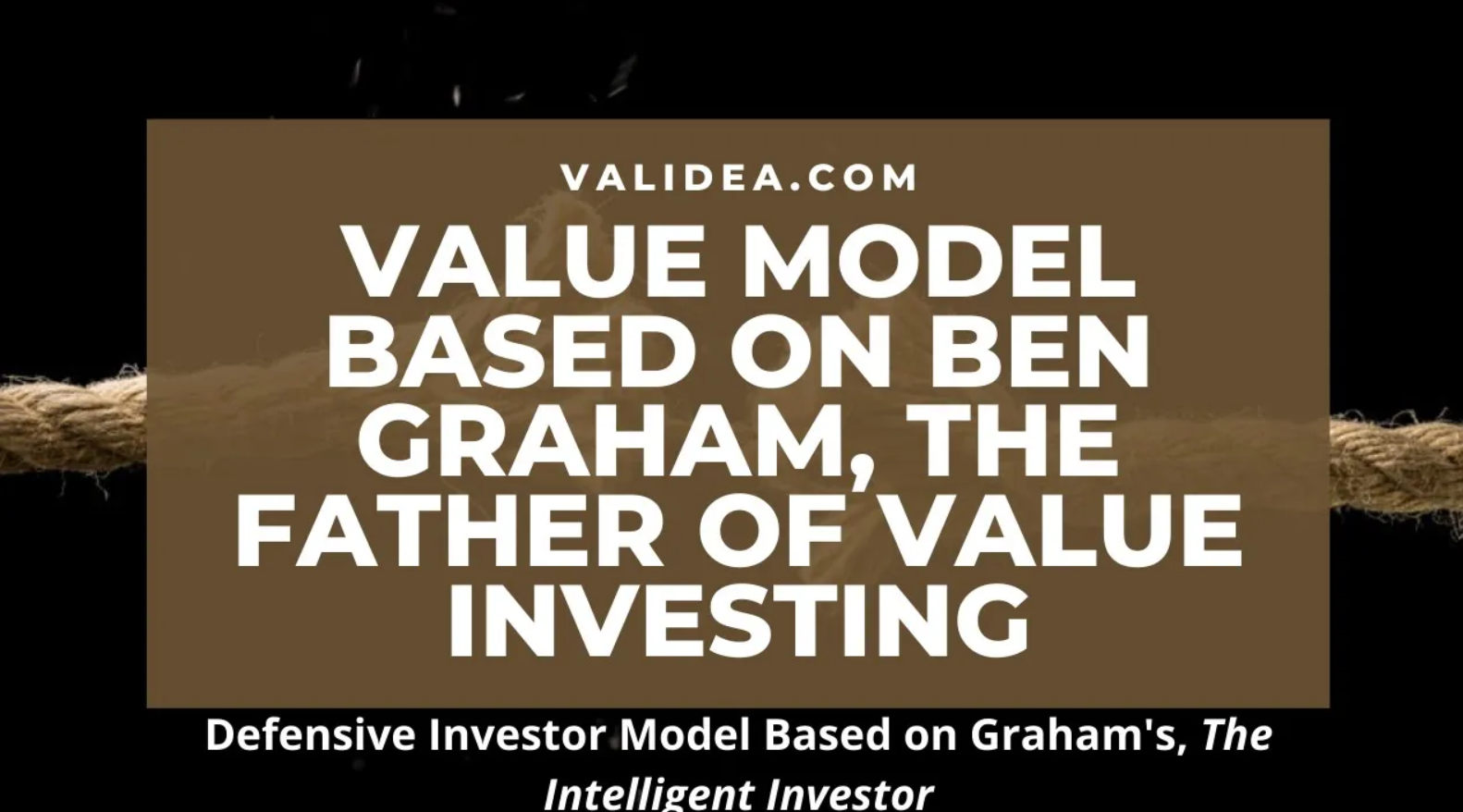 Strategy of the Week: Ben Graham Value Investor Model – Validea's Guru ...